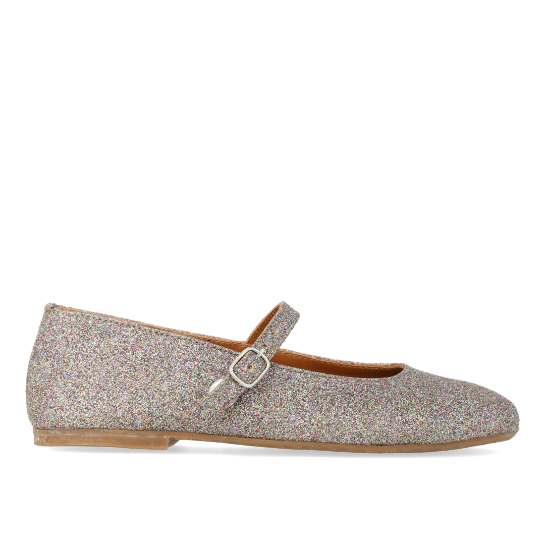 ANGULUS 3477-101 Mary Jane ballerina in sparkling glitter - SHINE – ANGULUS COM