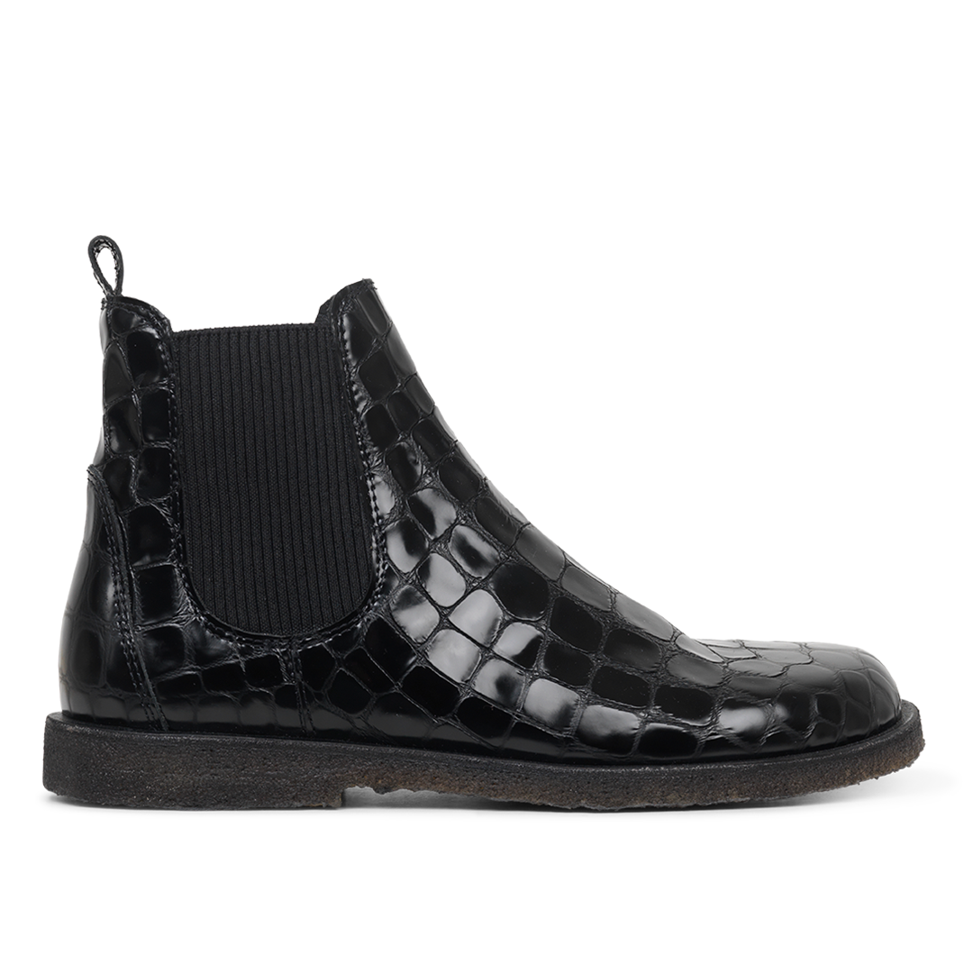 ANGULUS 7068-102 Chelsea boot with wide fit - BLACK – ANGULUS COM